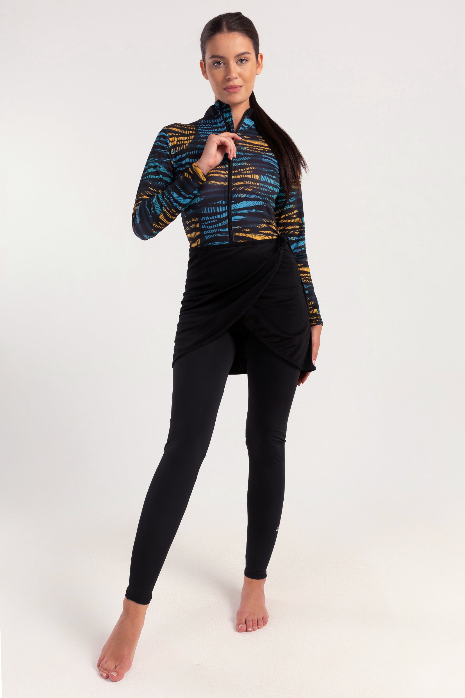 Zebra Surf Burkini Set – FitFreak